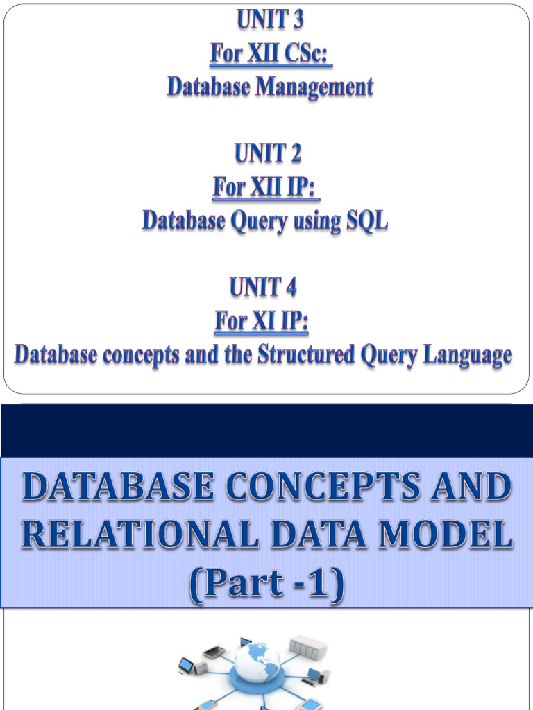 1-Final DBMS CONCEPTS 2020 | PDF