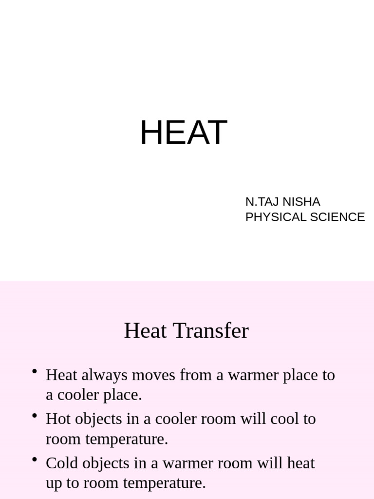 heat ppt | PDF