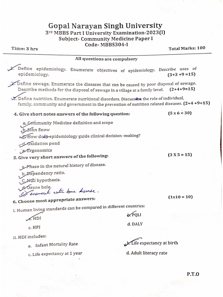 3rd Year University Questions | PDF