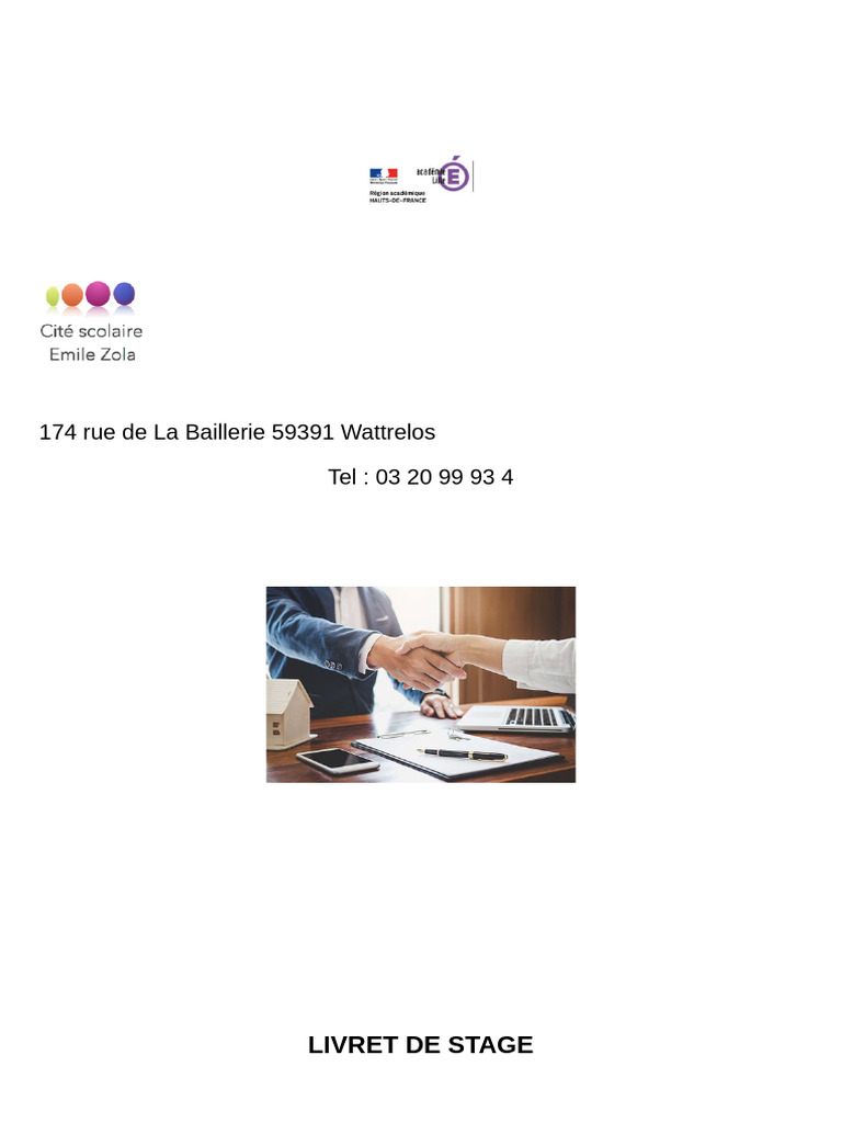 Livret Stage 2mrc1 | PDF