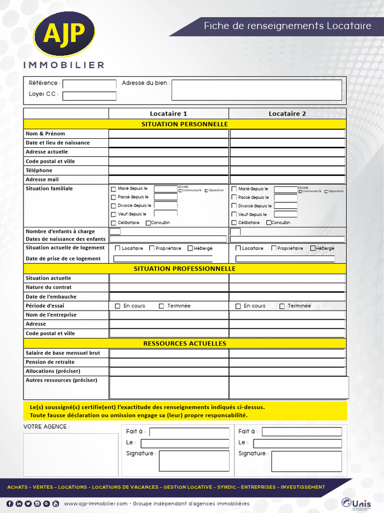Dépot de Dossier Location Nord | PDF