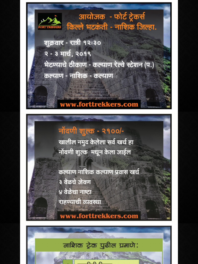 Nashik Trek Presentation | PDF