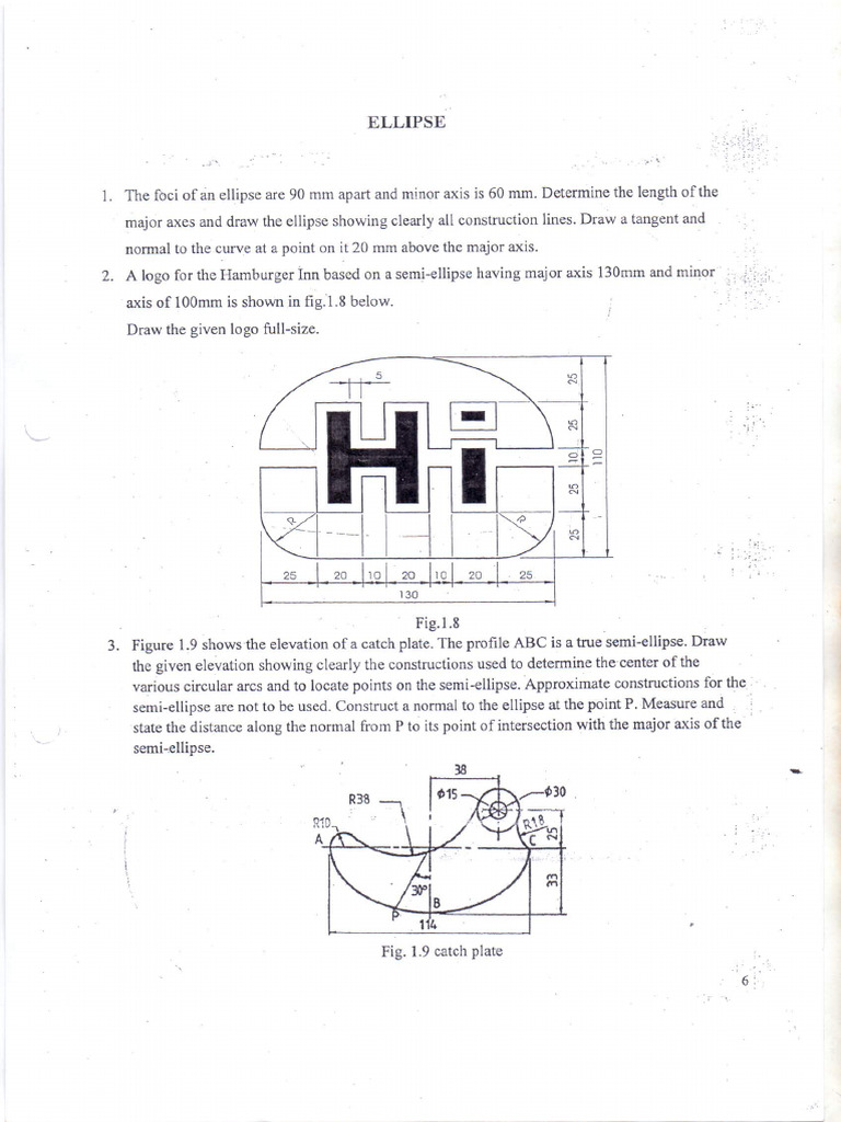 Engineering Drawing Questions | PDF