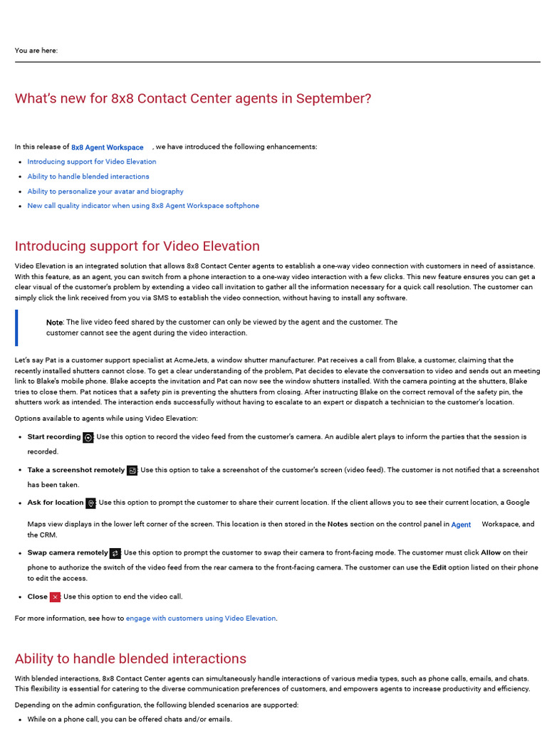 8x8 Agent Workspace Guide | PDF