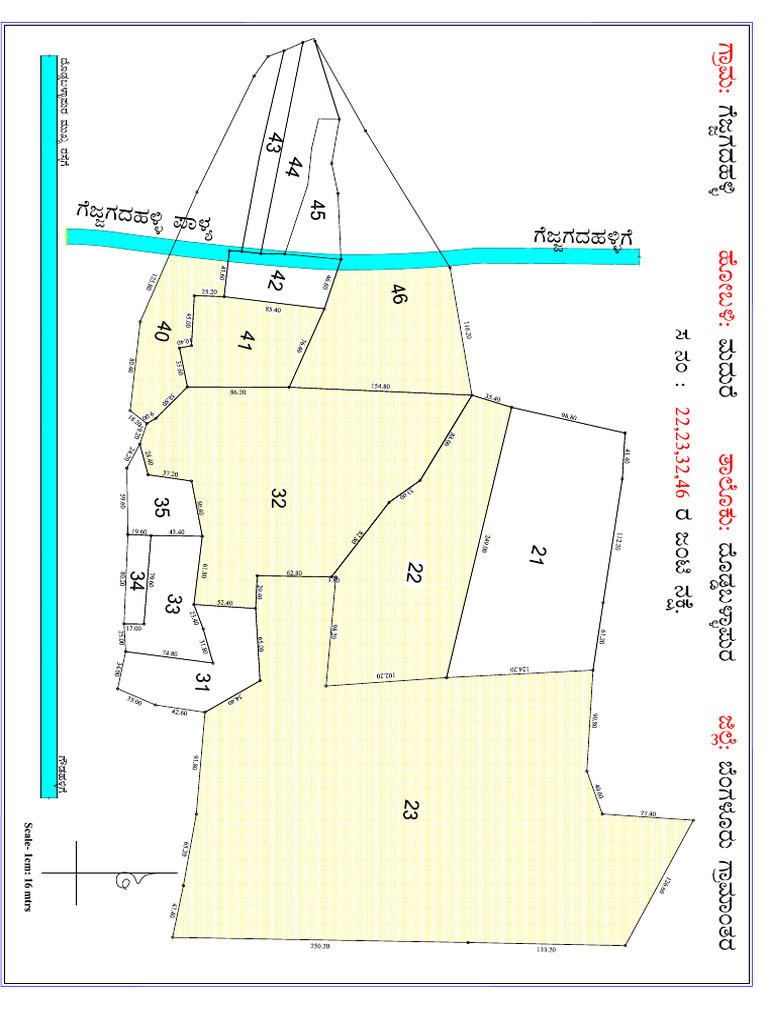 Gejjagadahalli Joint Map | PDF