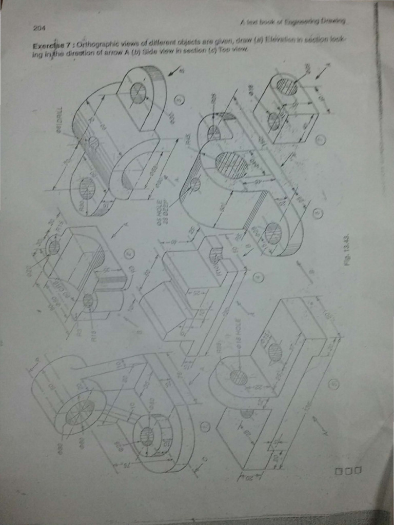 Engineering Drawing test | PDF