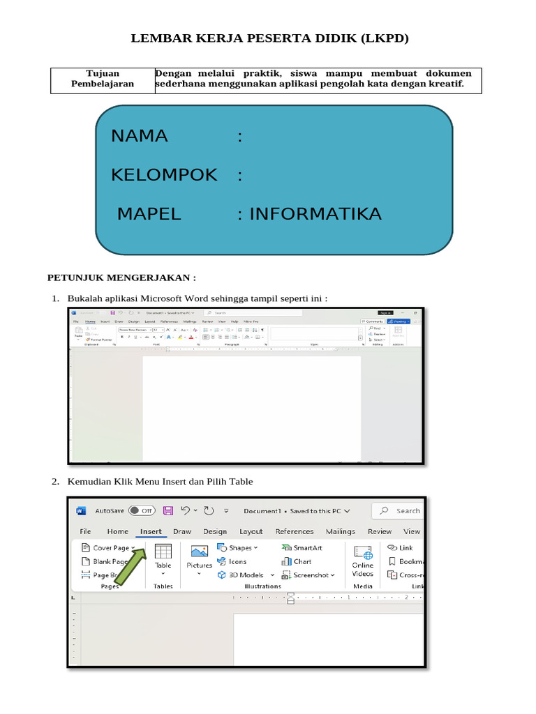LKPD Word | PDF