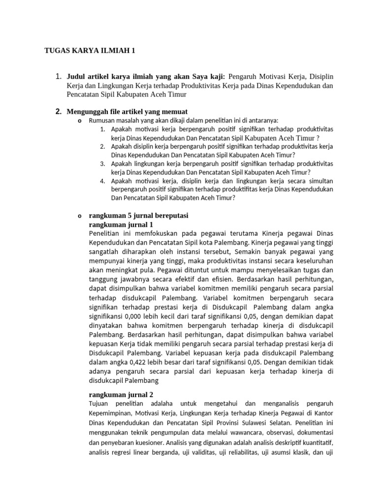 Tugas 1 Karil JUNAIDI AMIRUDDIN | PDF