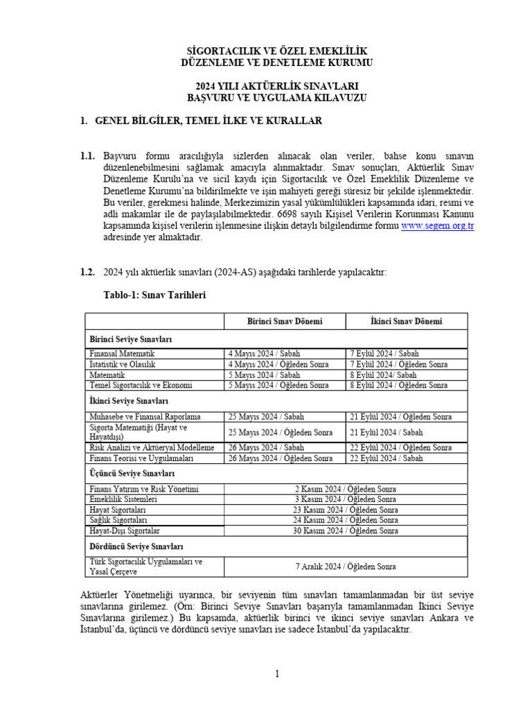 2024 Aktuer Kilavuz | PDF