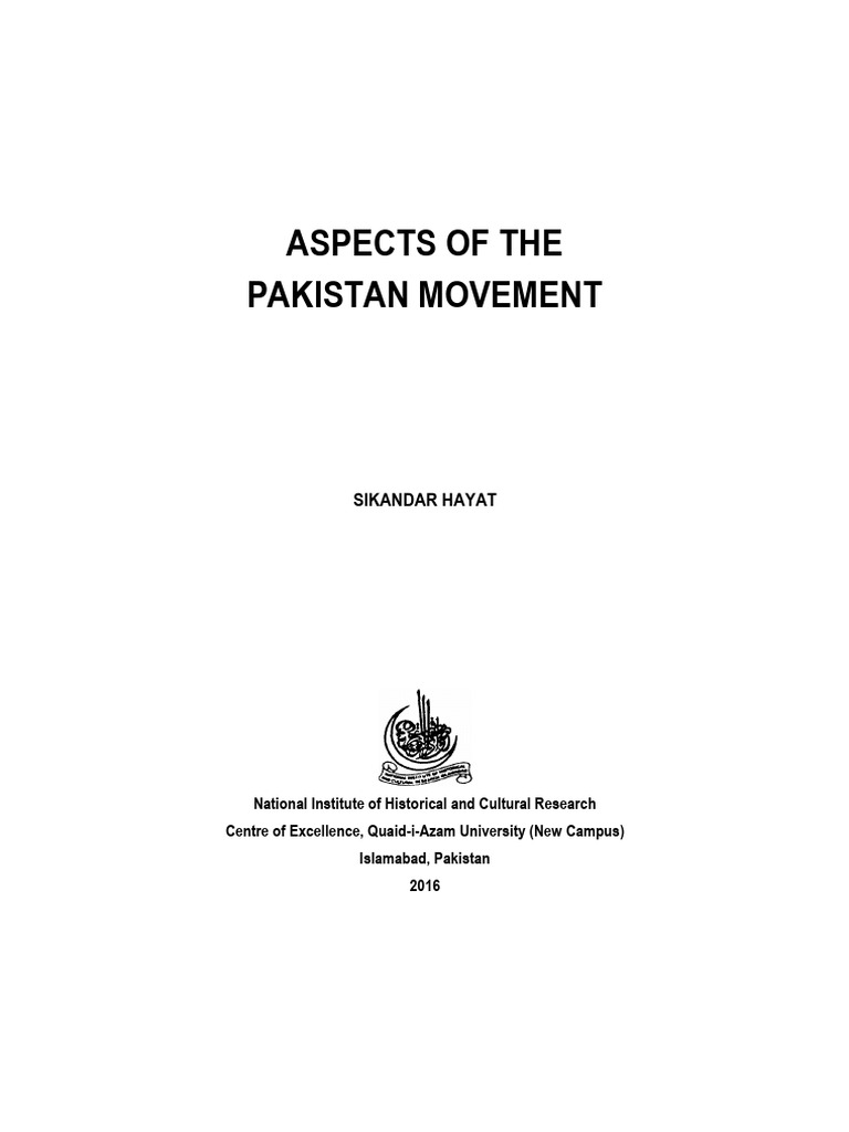 Chapter 1 Sikandar Hayat | PDF