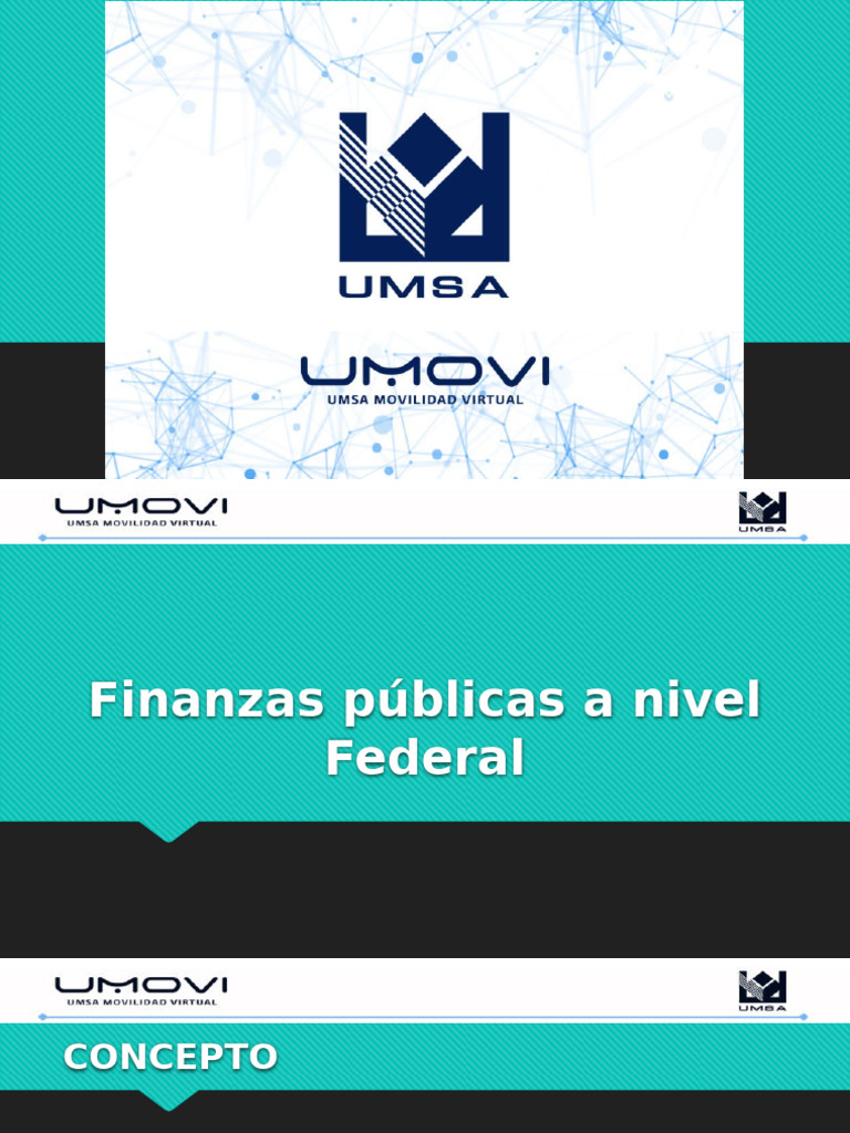 Finanzas Públicas A Nivel Federal | PDF