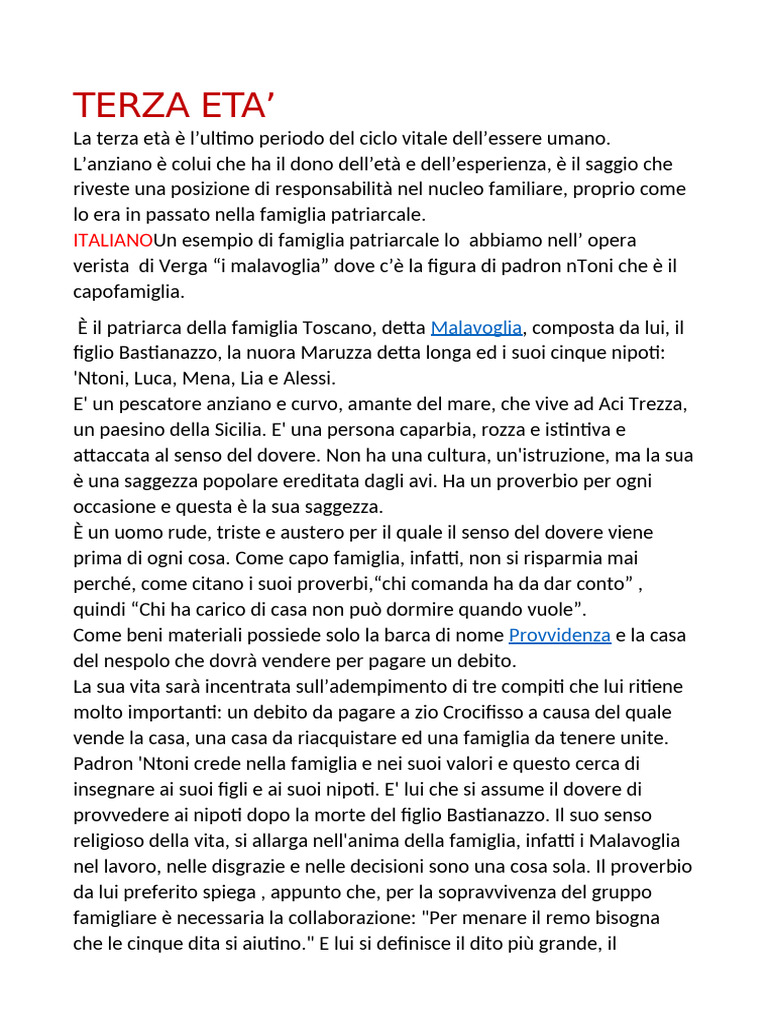 Tesina Terza Eta | PDF