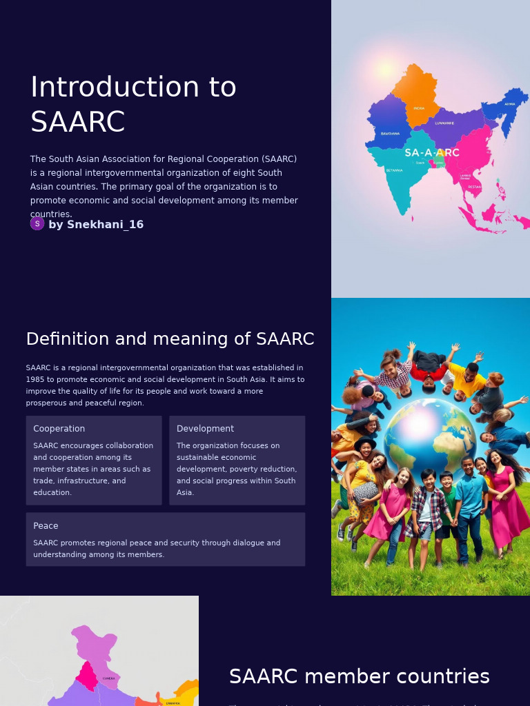 Introduction-to-SAARC | PDF