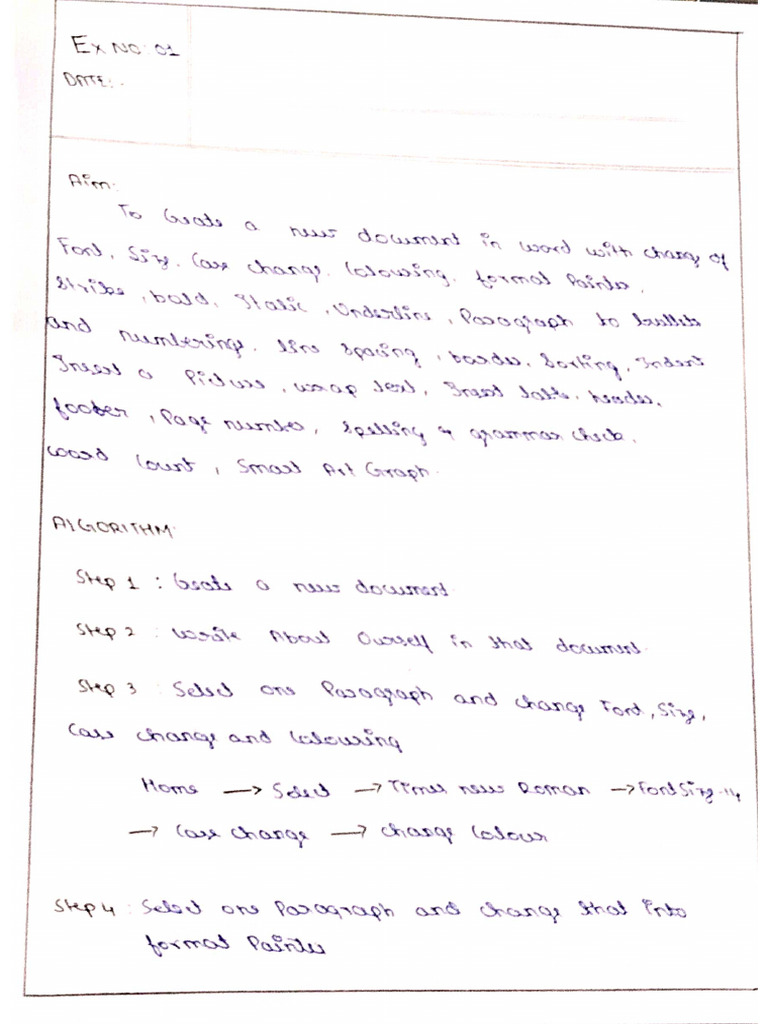 Cab Exercise No 01 Algorithm | PDF