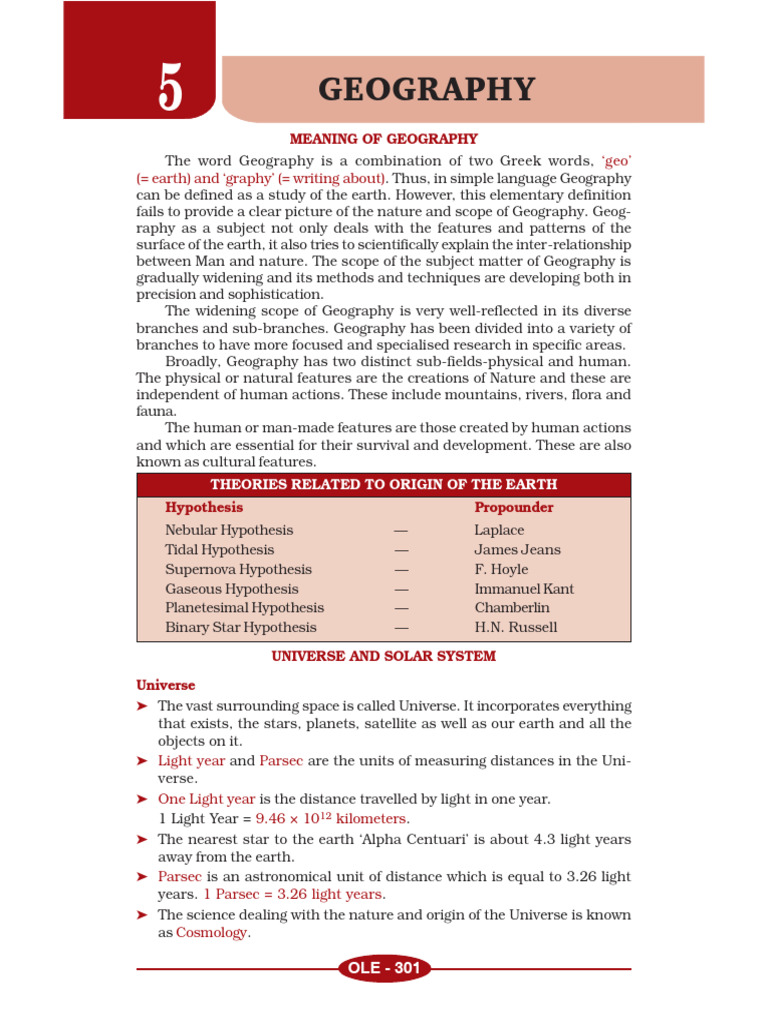 Geography: Geo' ( Earth) and Graphy' ( Writing About) | PDF