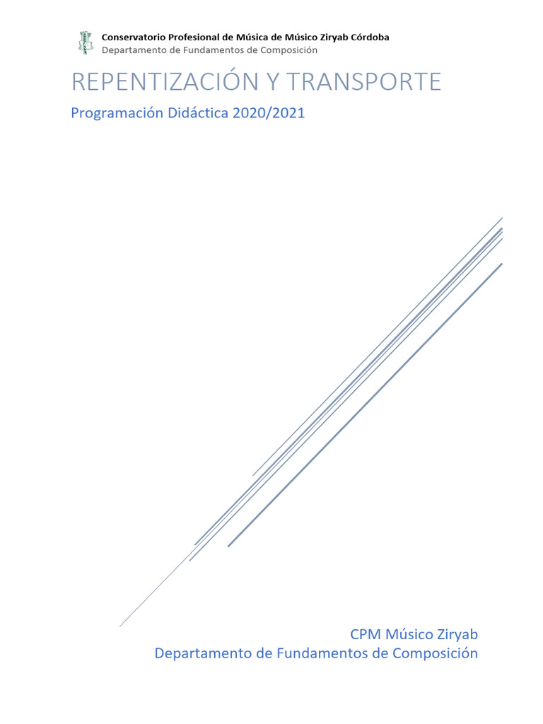 Repentizacion y Acompa Amiento PD2020 | PDF