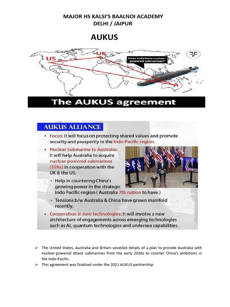 AUKUS | PDF