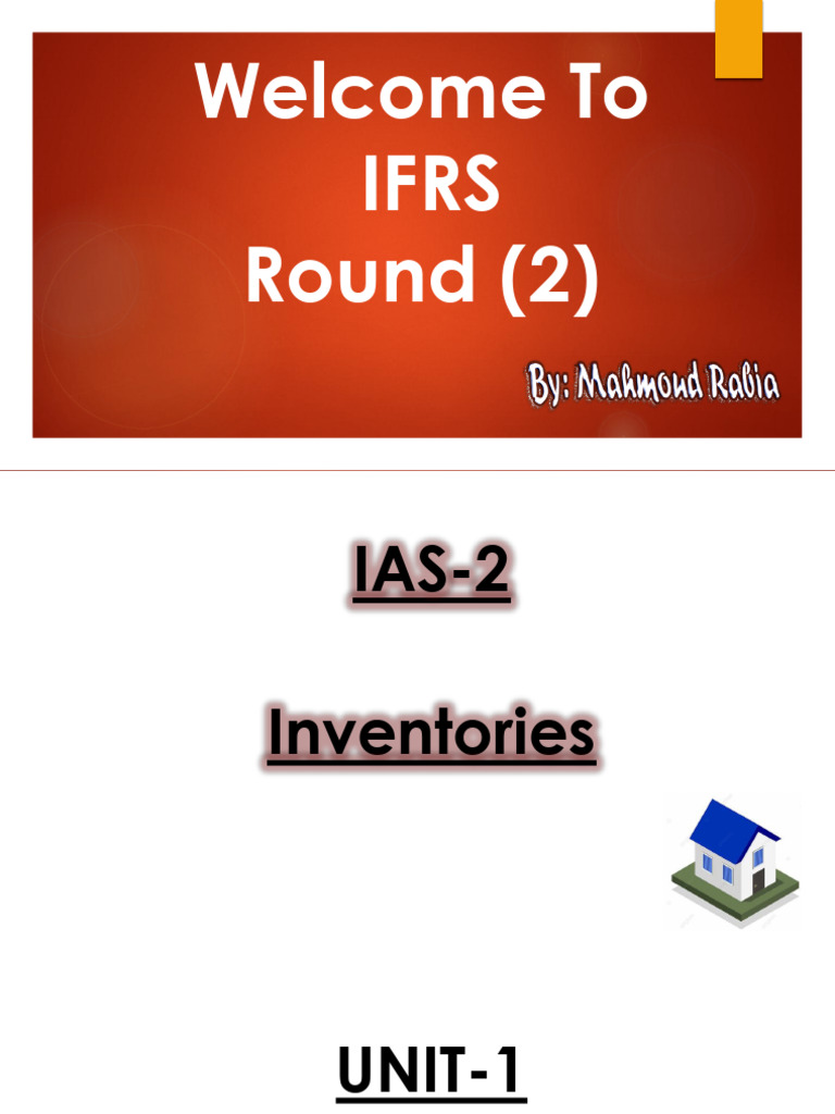 Class-9-Round2 IFRS by DR - Mahmoud Rabe'a | PDF