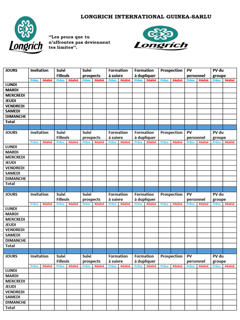 Planification & Rapport | PDF