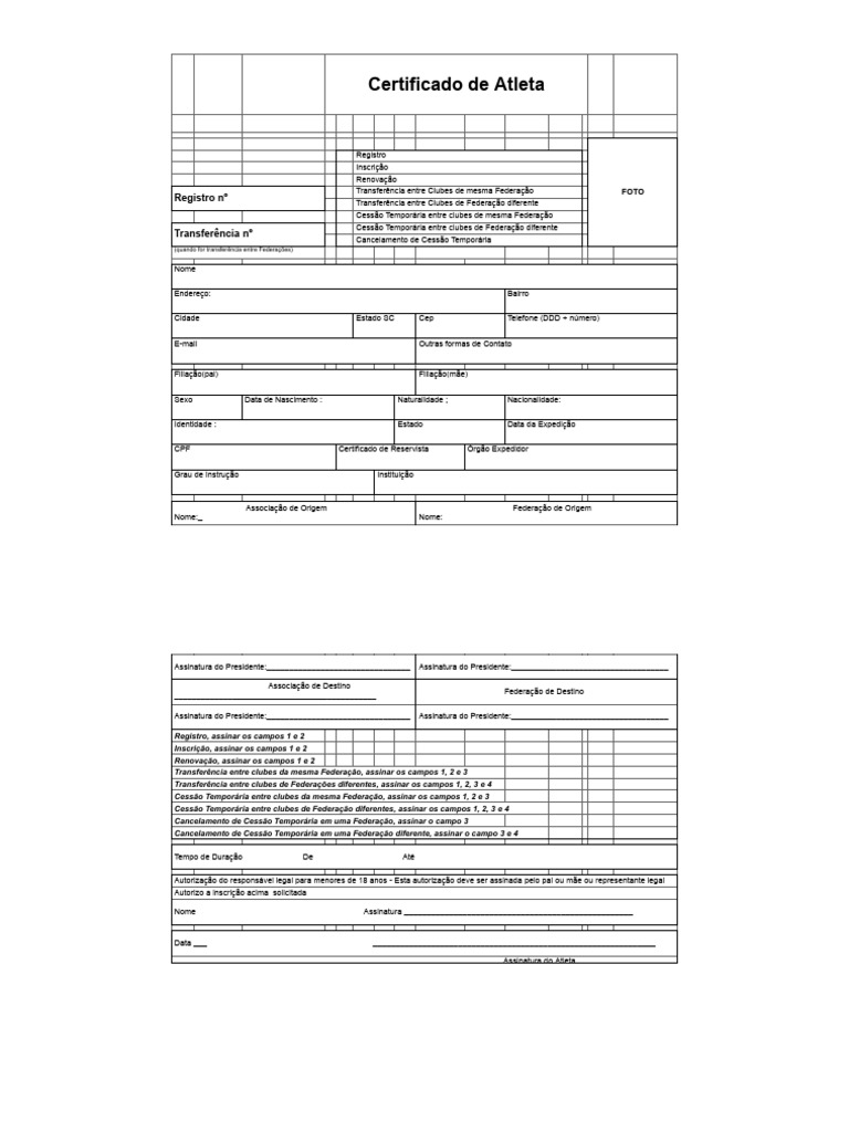 Certificado - Do - Atleta - (Quadra) 3 | PDF