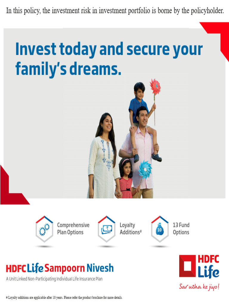 MC0620179931 HDFC Life Sampoorn Nivesh Retail Brochure | PDF