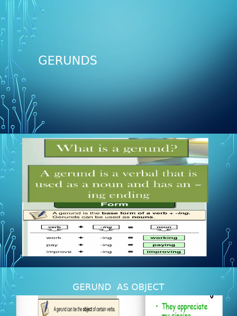 Gerunds | PDF