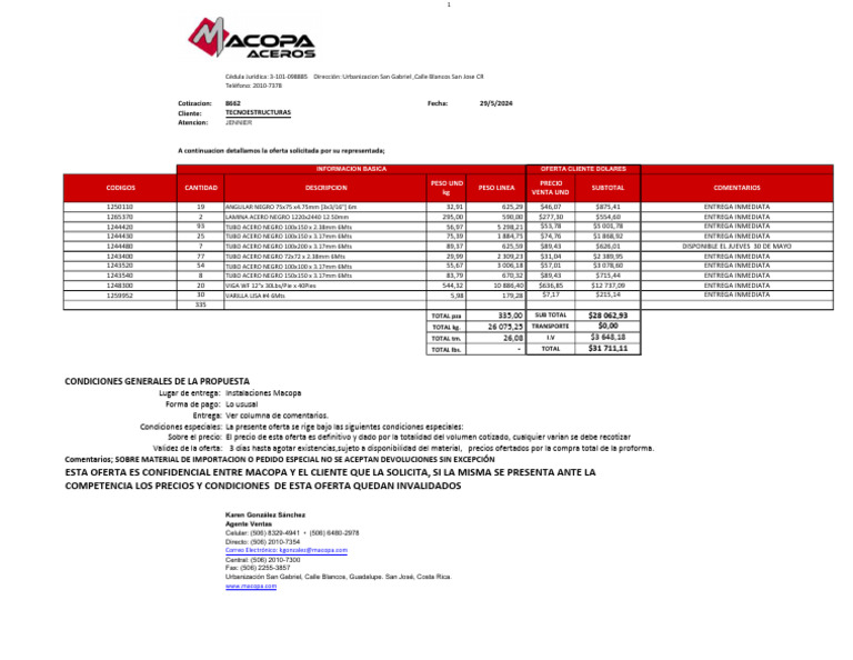 8662 Tecnoestructuras Rev3 | PDF