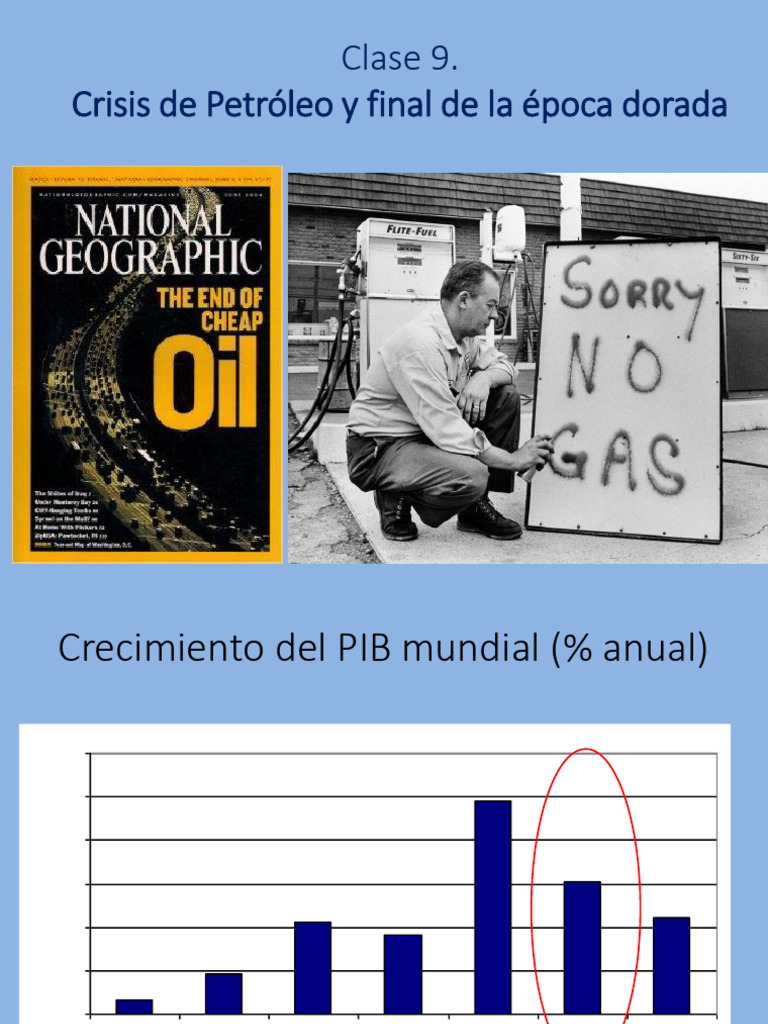 Tema 9 Crisis de Petroleo y Final de Epoca Dorada 2022 | PDF