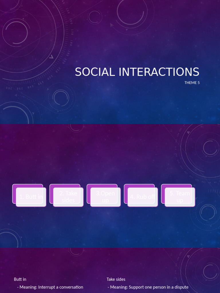 Theme 5 - Social Interactions - Phrasal Verbs | PDF