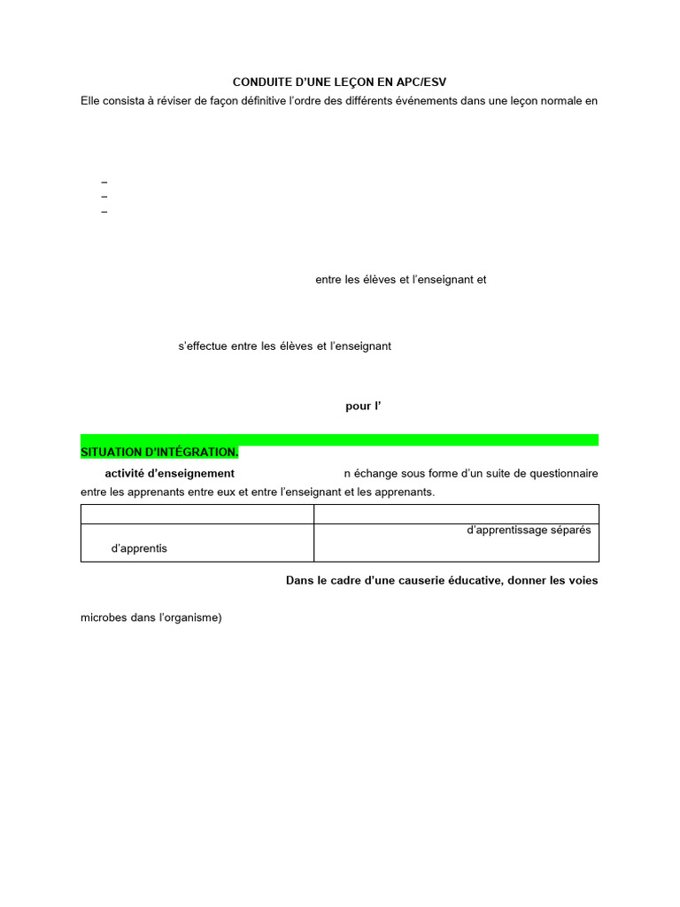 2nde C MODULE I | PDF