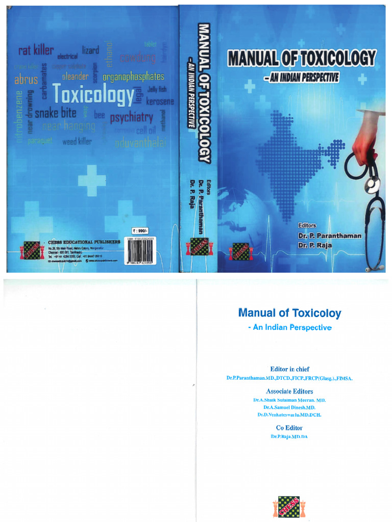 Manual of Toxicology - Dr. Paranthaman | PDF