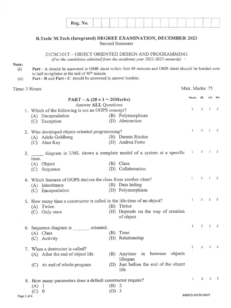 question paper 2 | PDF