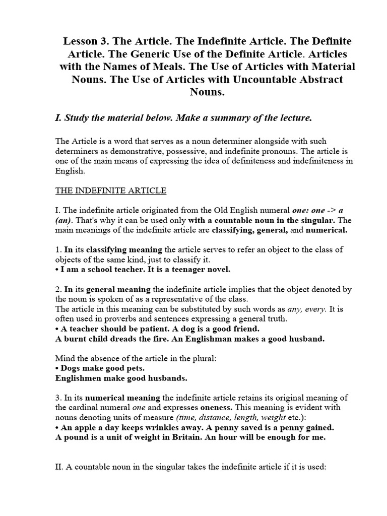 Practical English Grammar Lesson 3 | PDF