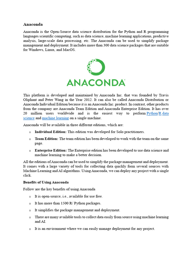Lecture 3 Anaconda Installation | PDF | Computing | Software