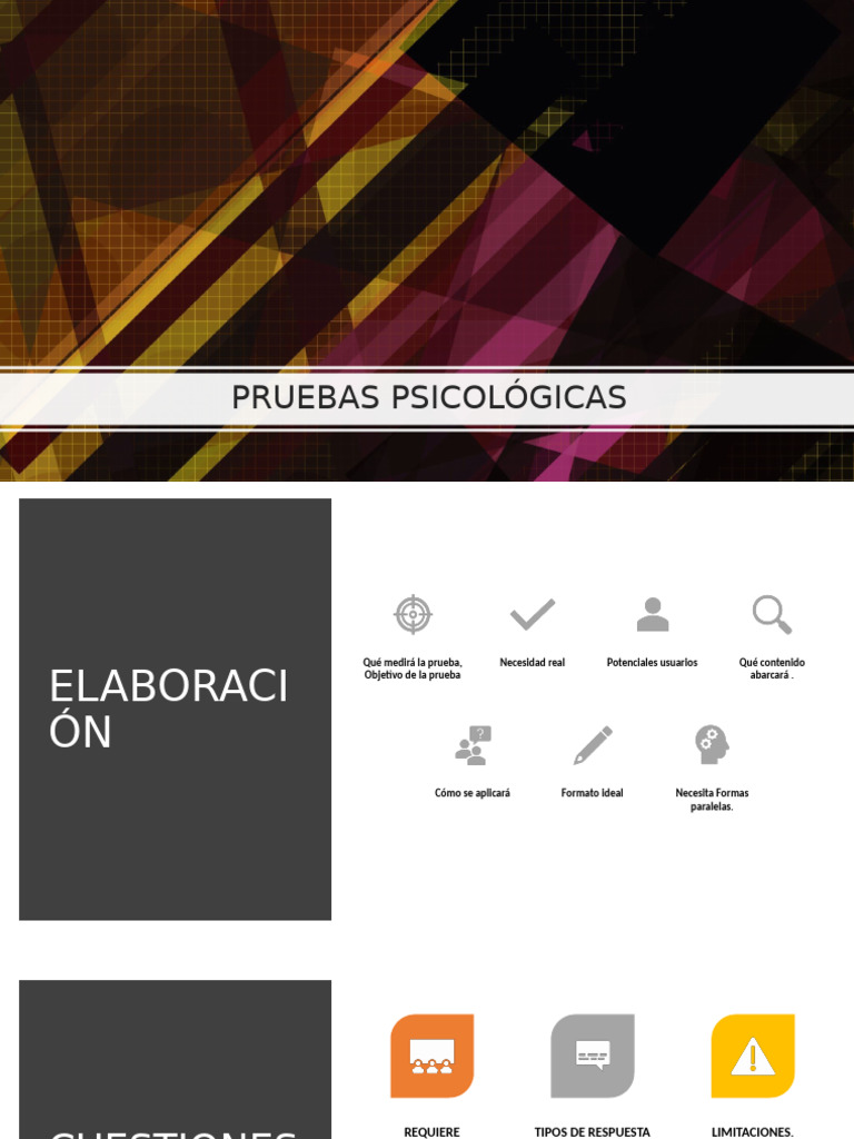 Pruebas Psicologicas | PDF