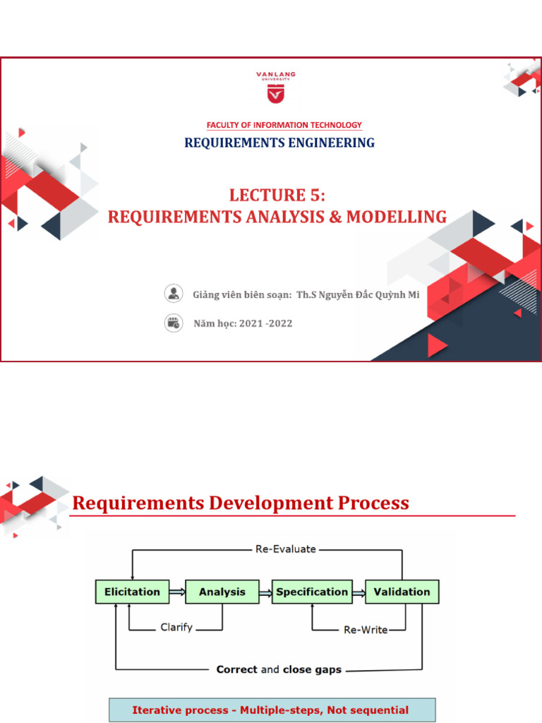 L5 RE Requirements Analysis Modelling Part 1 | PDF