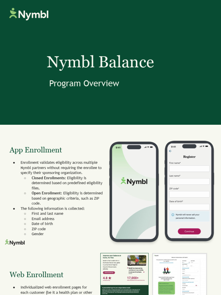 Nymbl Balanc Product Overview | PDF