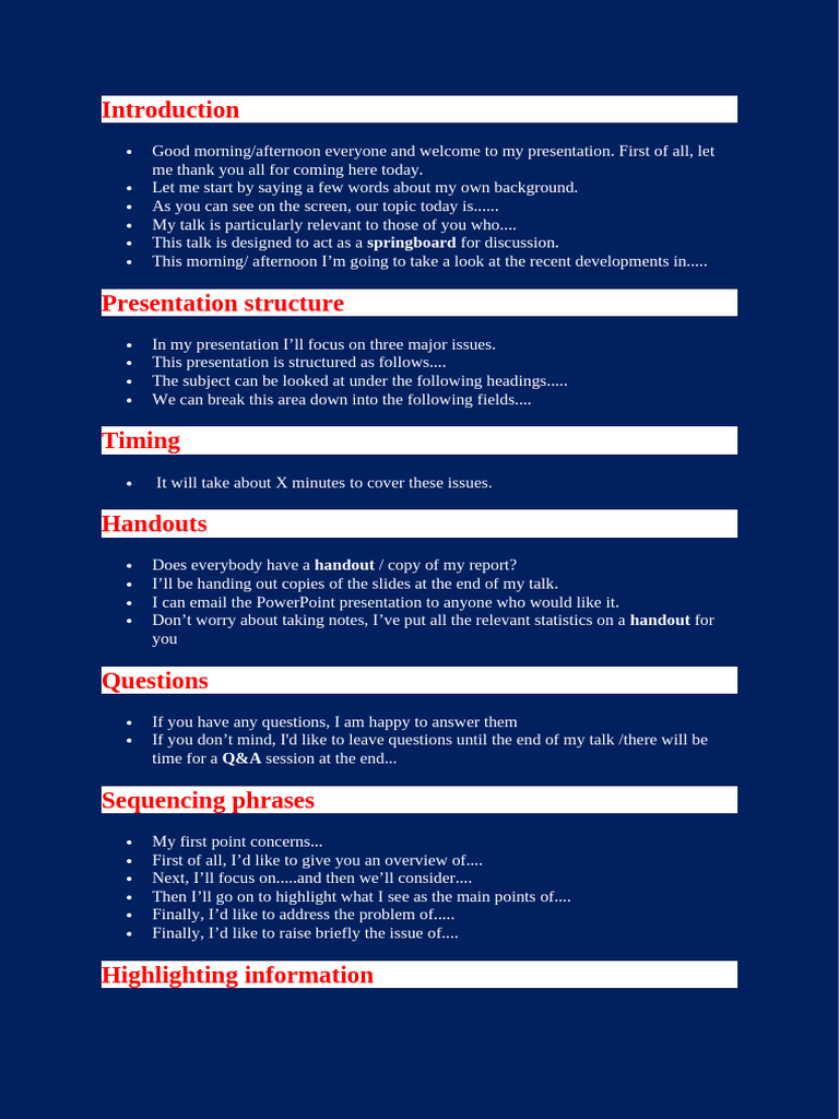 How-To - A Presentation Guide | PDF