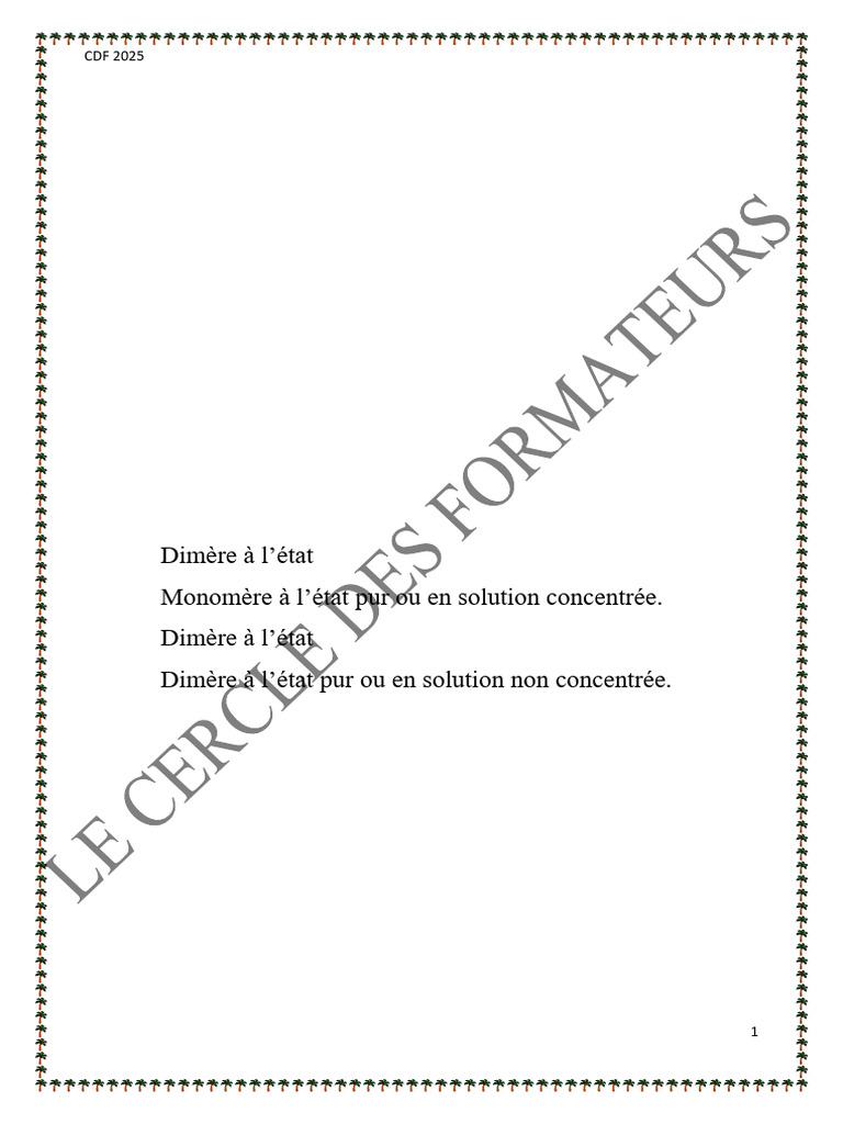CDF Correction Du Sujet 1 Préformation | PDF