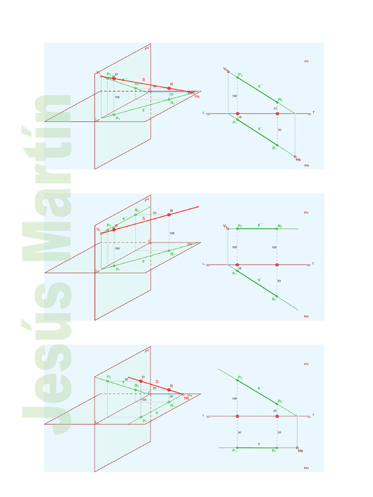 2.-Posiciones de La Recta | PDF
