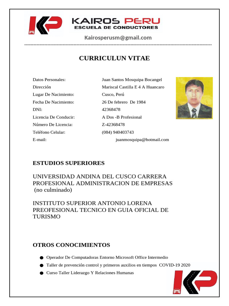 CV Juan | PDF