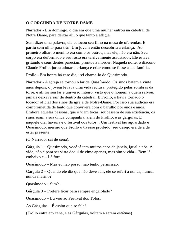 O Corcunda | PDF