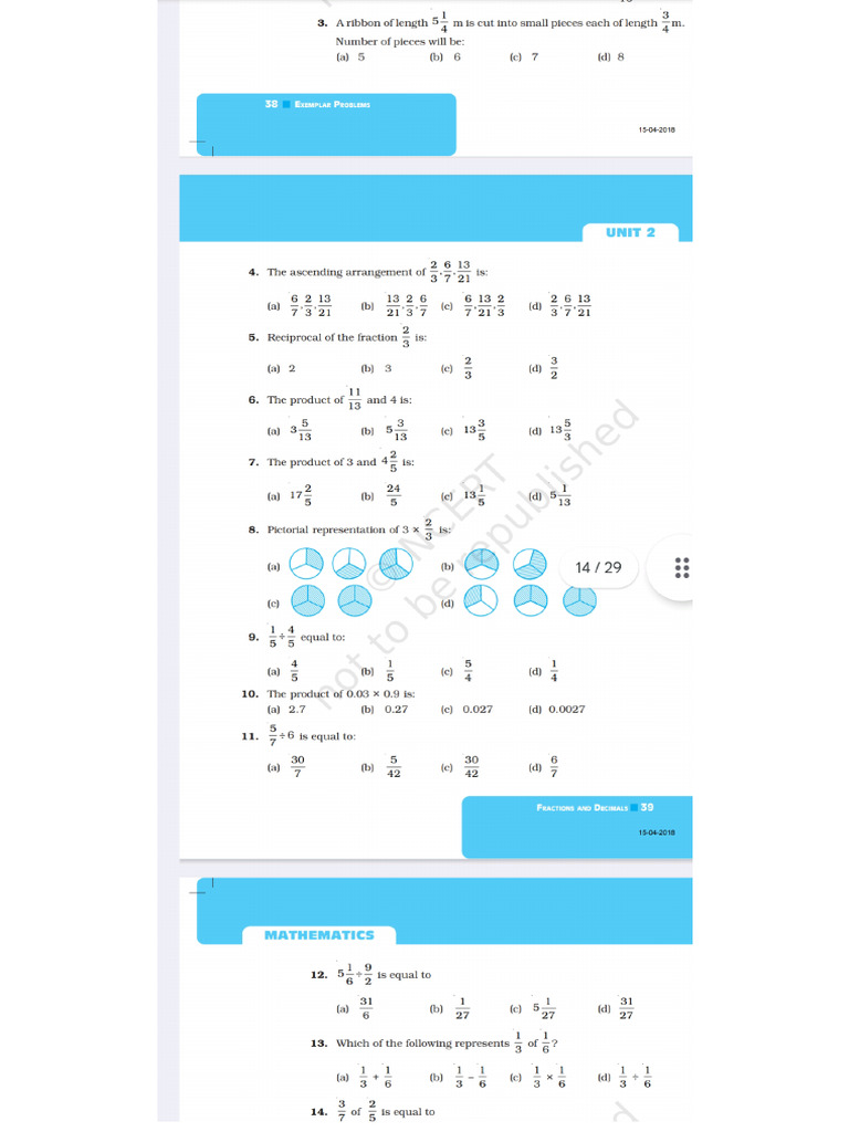 Class 7 Maths Holiday Homework | PDF