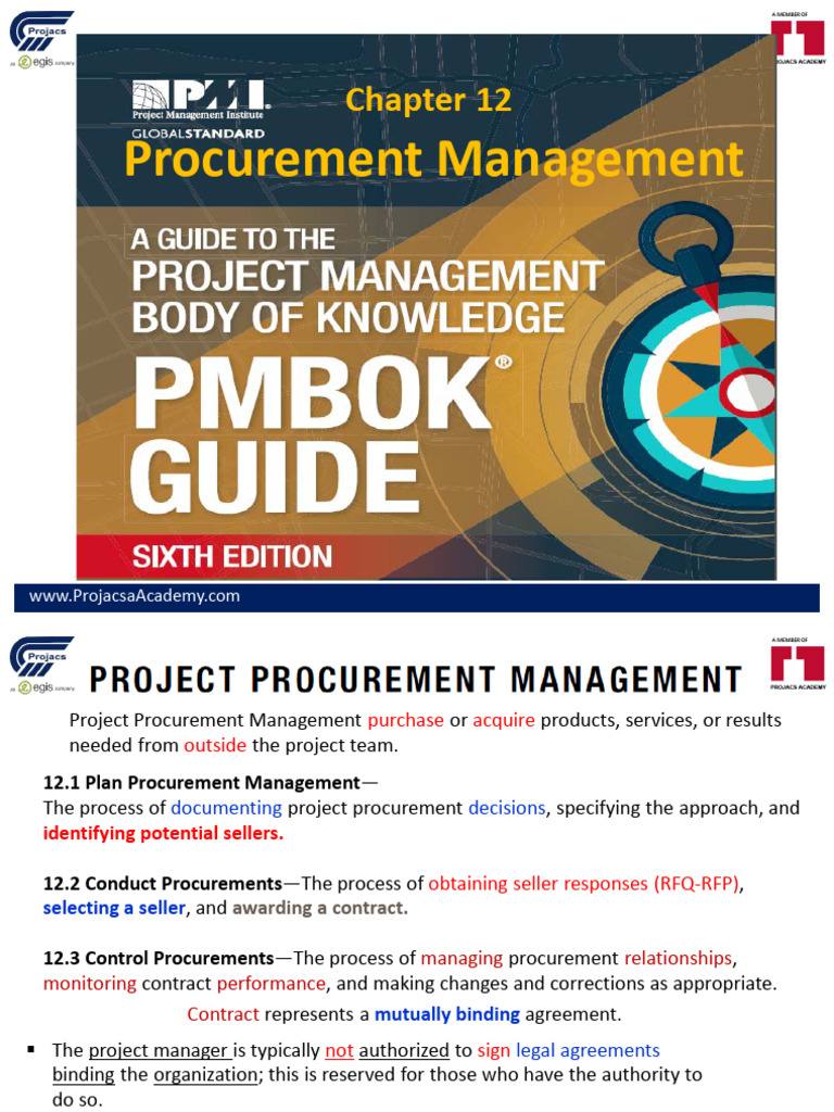Chapter 12 - Procurement Management | PDF