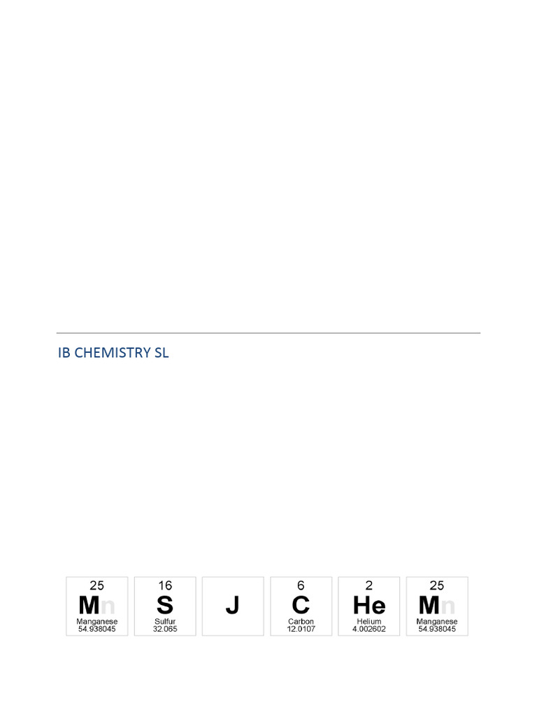 Topic 2 - Atomic Structure - Part 1 | PDF