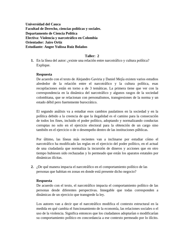 Taller 2 - Electiva | PDF