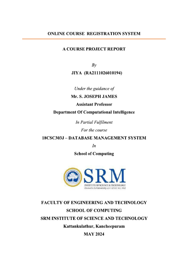 Dbms Report 2 | PDF Dbms Report 2 | PDF