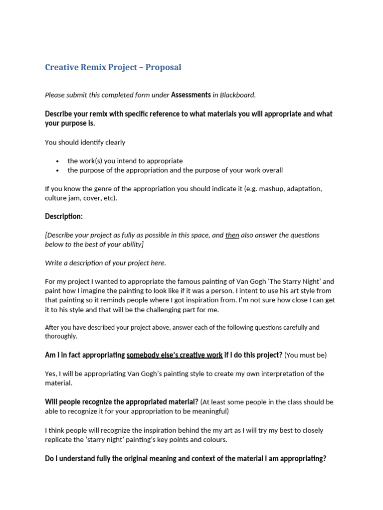 Project Proposal Worksheet 2023 | PDF