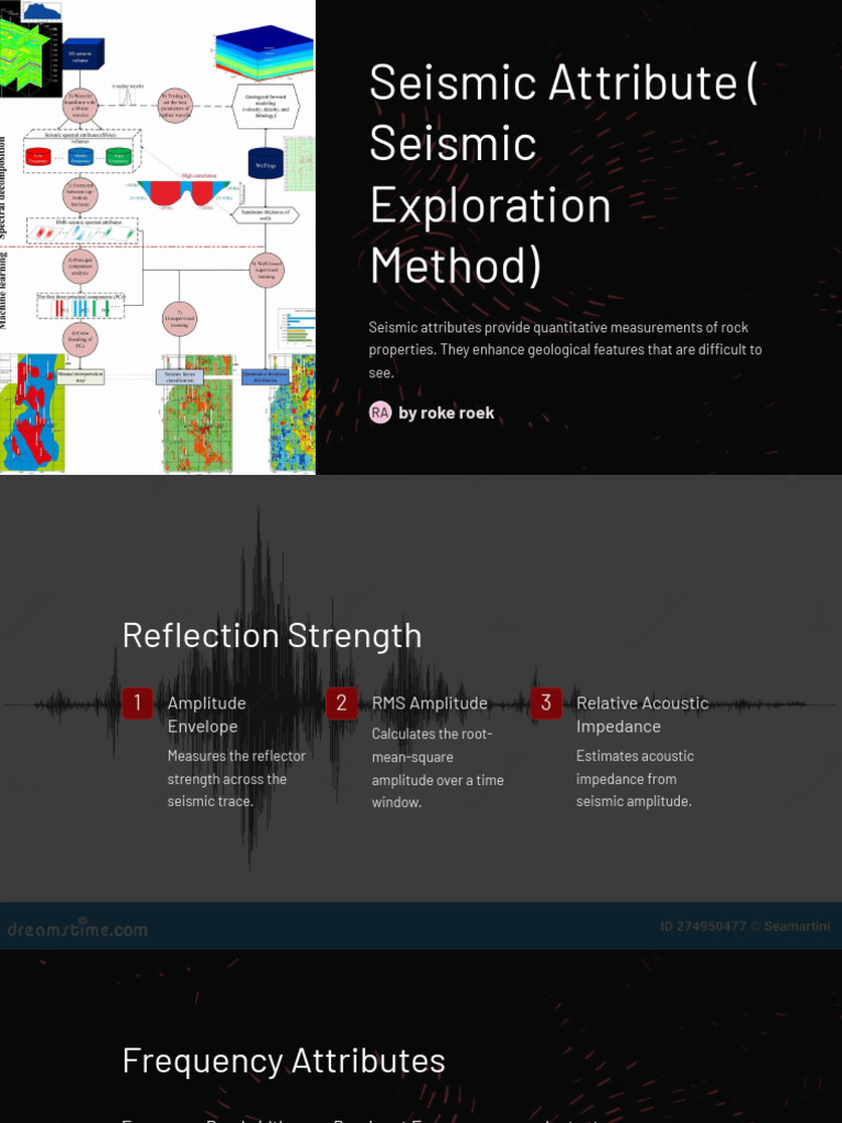 Seismic Attribute Seismic Exploration Method | PDF