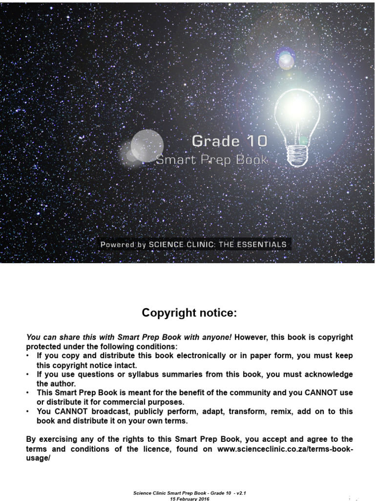 Grade 10 Science Clinic (Q) - 1 | PDF